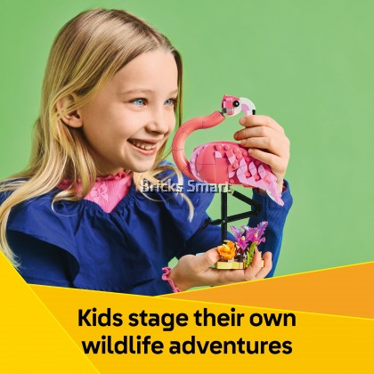 LEGO 31170 Creator Wild Animals: Pink Flamingo Building Toy Set (288 ...