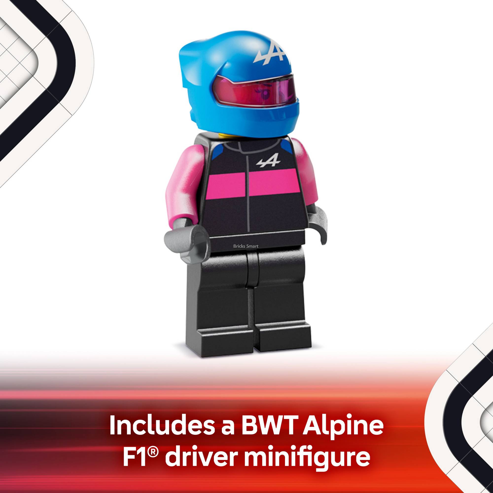 LEGO 77248 Speed Champions BWT Alpine F1 Team A524 Race Car Building ...