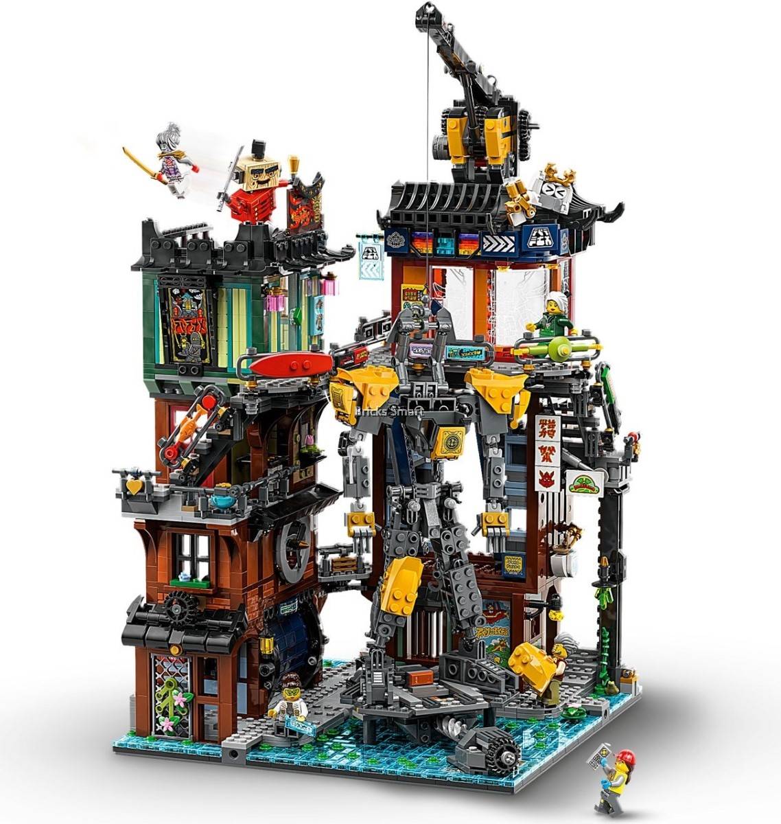 LEGO 71837 NINJAGO Ninjago City Workshops Building Set (3244 Pieces)