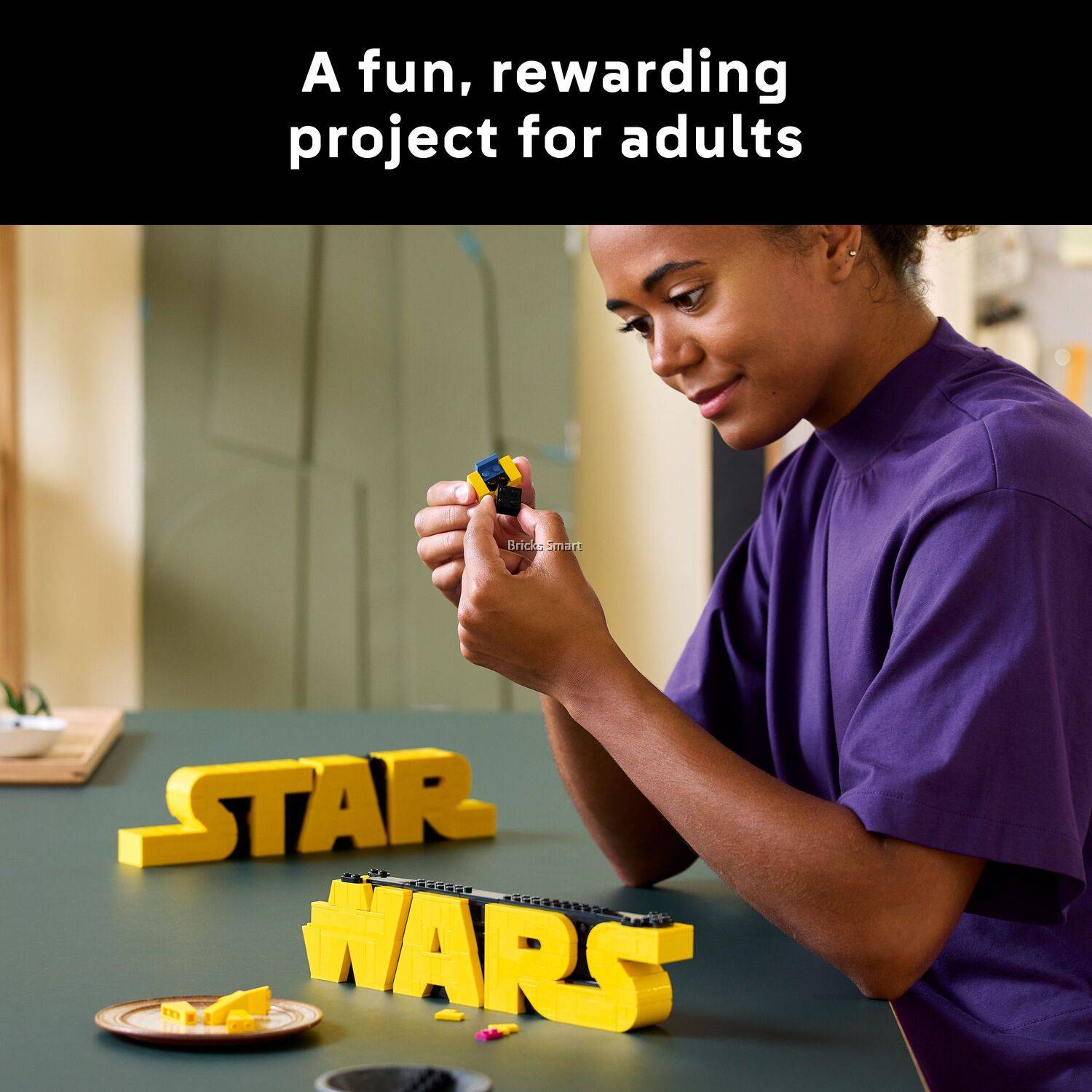 LEGO 75407 Star Wars Brick-Built Star Wars Logo Building Kit