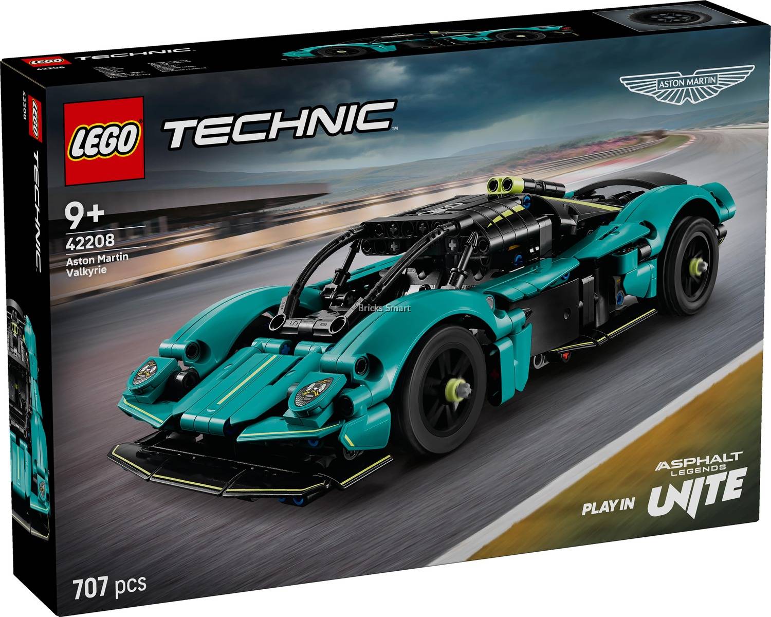 LEGO 42208 Technic Aston Martin Valkyrie Building Toy Set (707 Pieces)