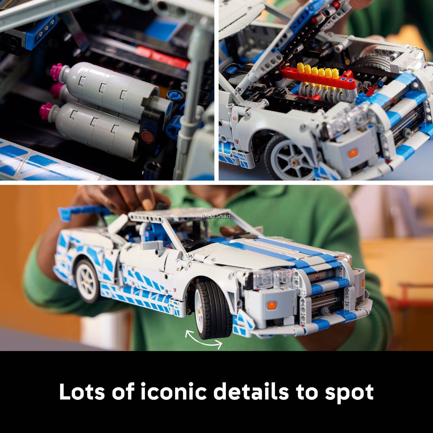 LEGO 42210 Technic 2 Fast 2 Furious Nissan Skyline GT-R (R34) Car ...