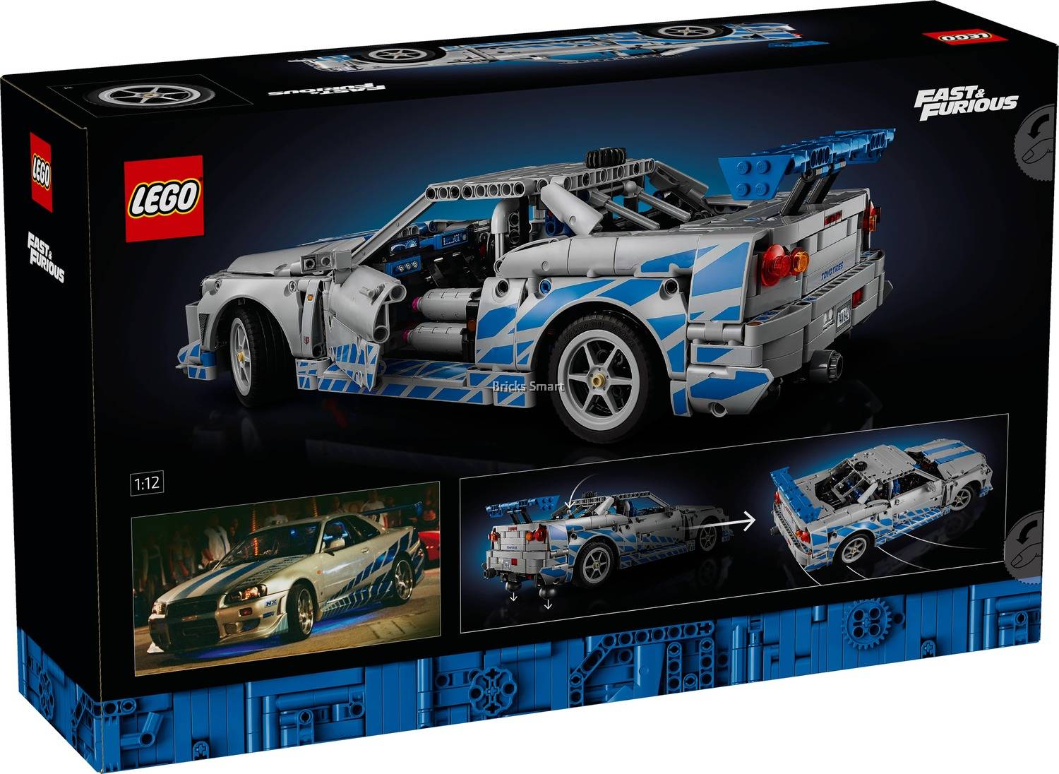 LEGO 42210 Technic 2 Fast 2 Furious Nissan Skyline GT-R (R34) Car ...