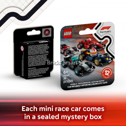 LEGO 71049 Minifigures F1 Collectible Race Cars Toy Figure (Set of 12)
