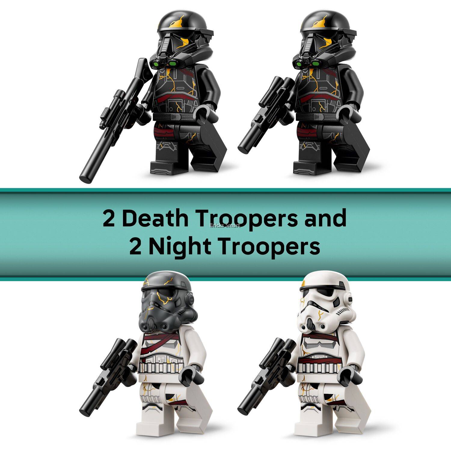 LEGO 75412 Star Wars Death Trooper & Night Trooper Battle Pack Building ...