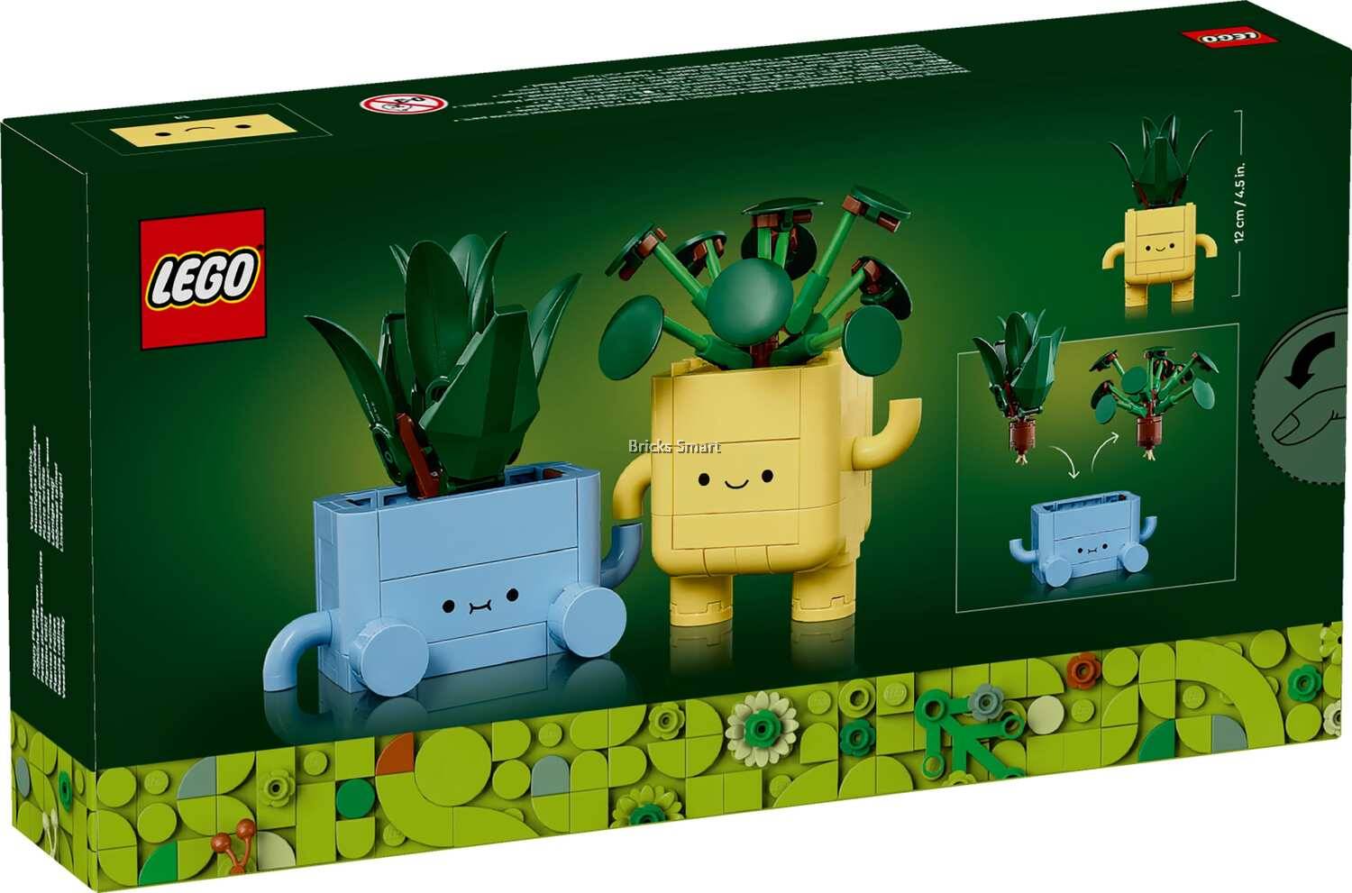 LEGO 10349 Botanicals Happy Plants Building Toy Set
