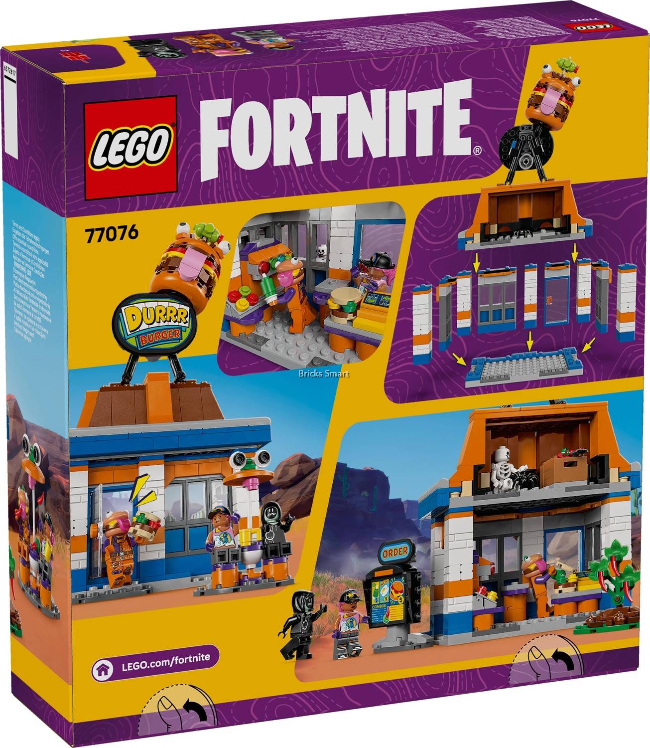 LEGO 77076 Fortnite Durrr Burger Restaurant Building Toy Set