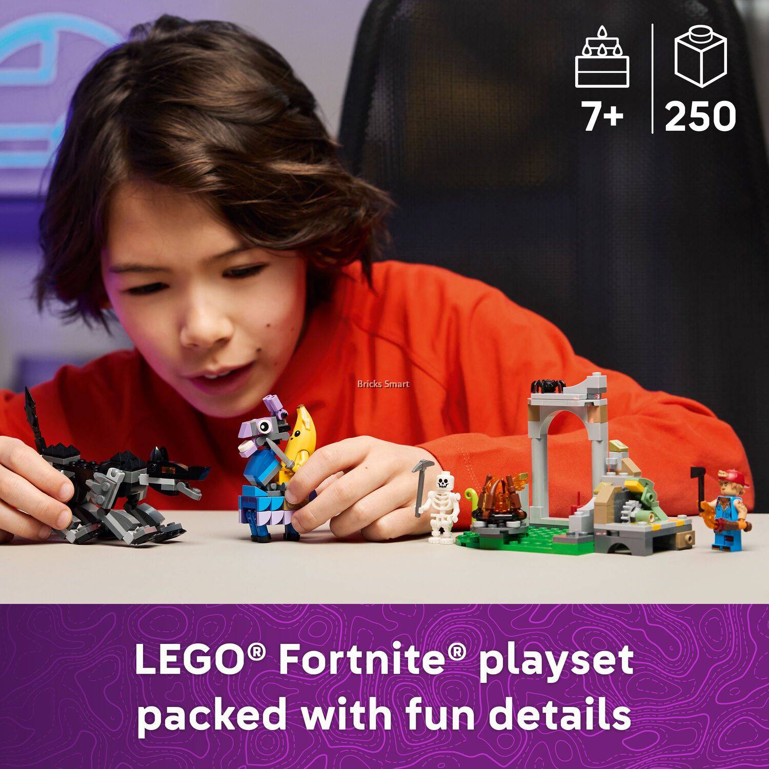 LEGO 77075 Fortnite Peely & Sparkplug's Camp Building Toy Set
