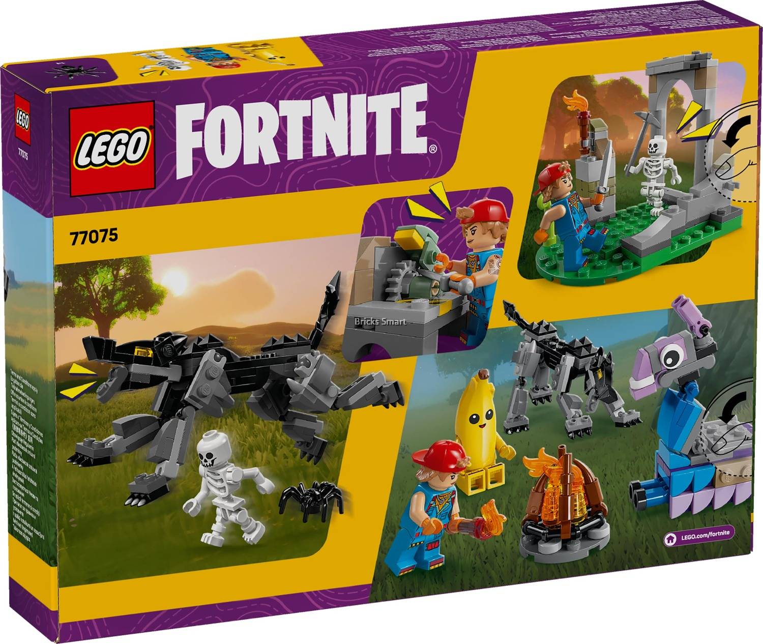 LEGO 77075 Fortnite Peely & Sparkplug's Camp Building Toy Set
