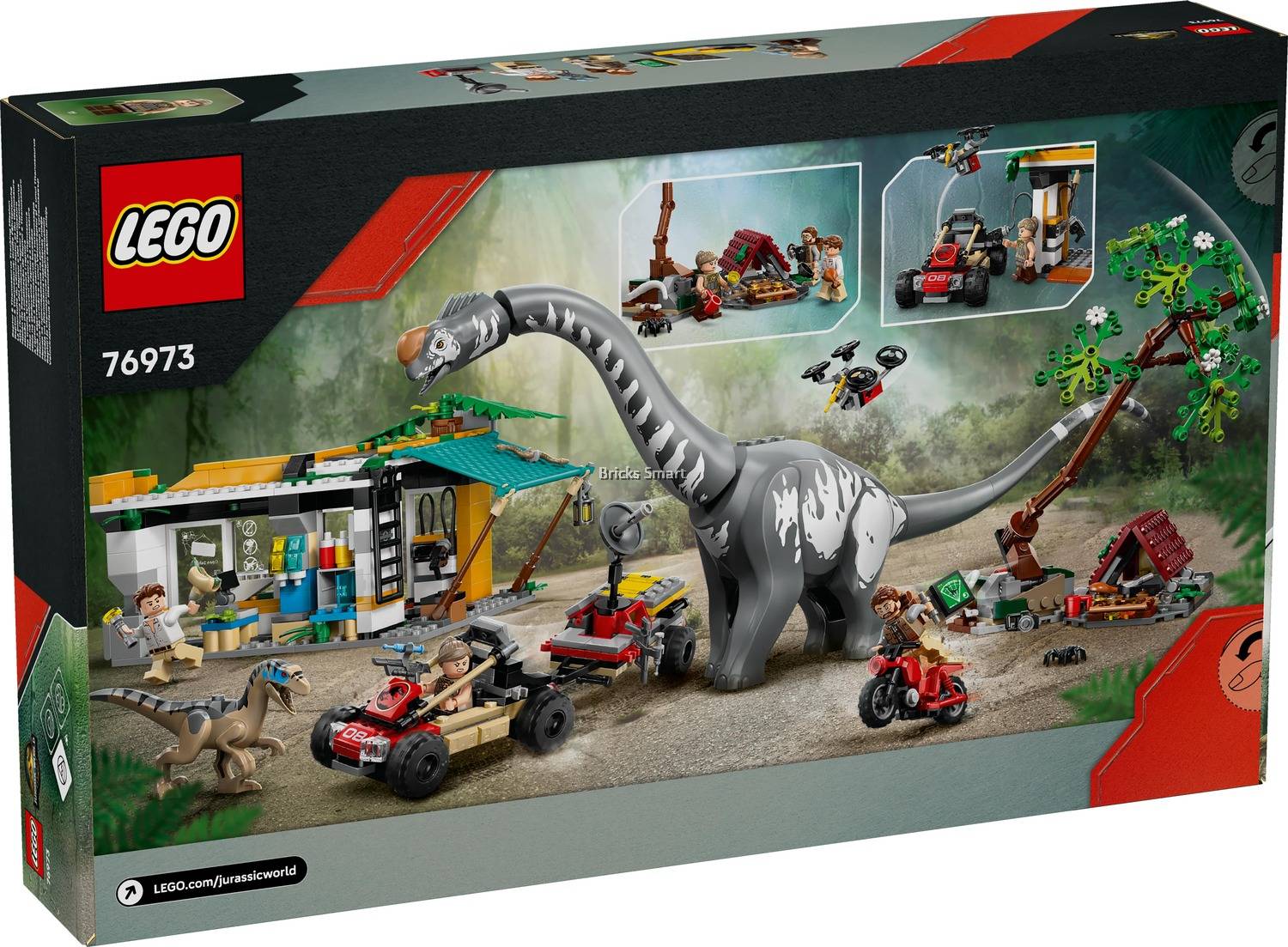 LEGO 76973 Jurassic Raptor & Titanosaurus Tracking Mission