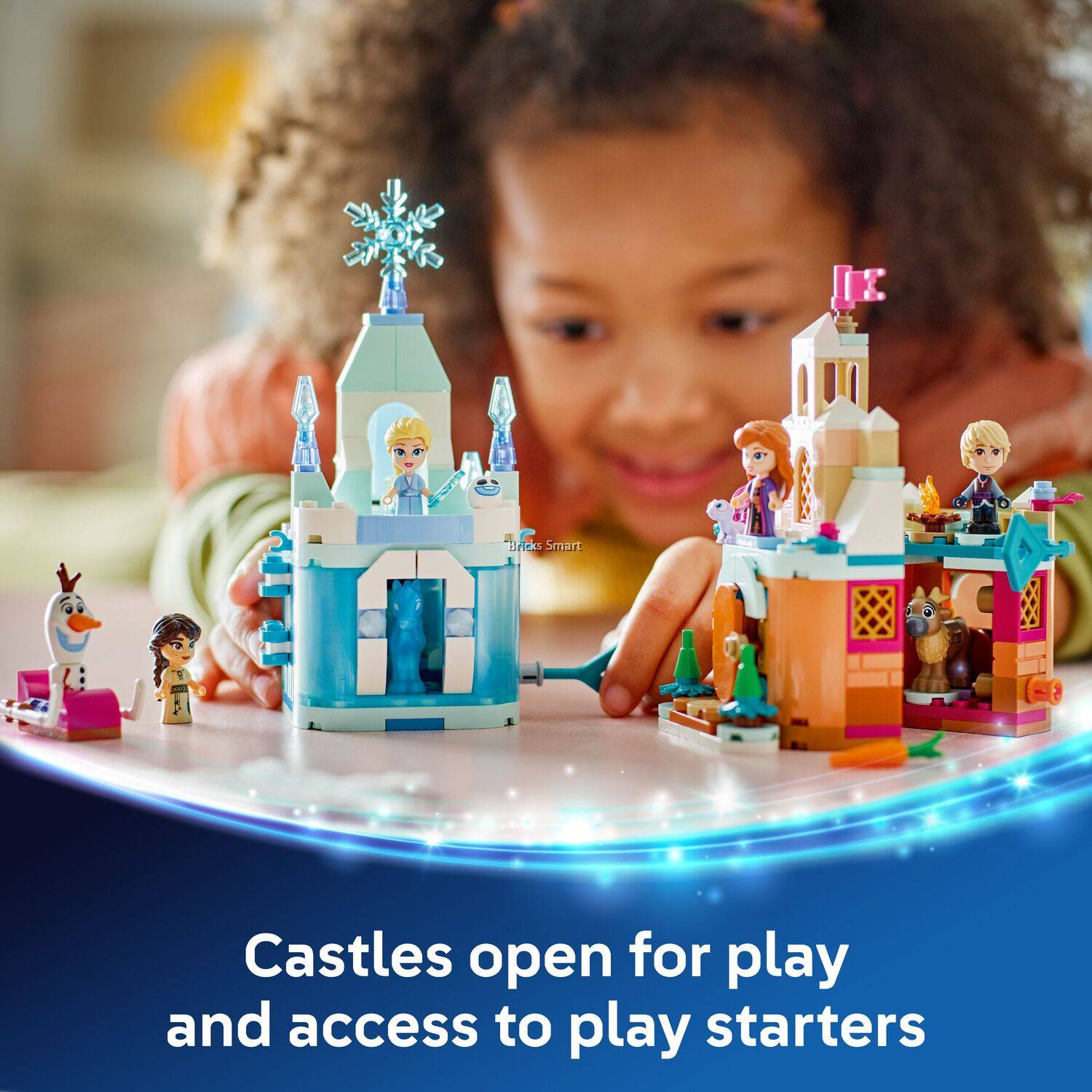 LEGO 43278 Disney Mini Arendelle Castle & Elsa's Ice Palace Building ...