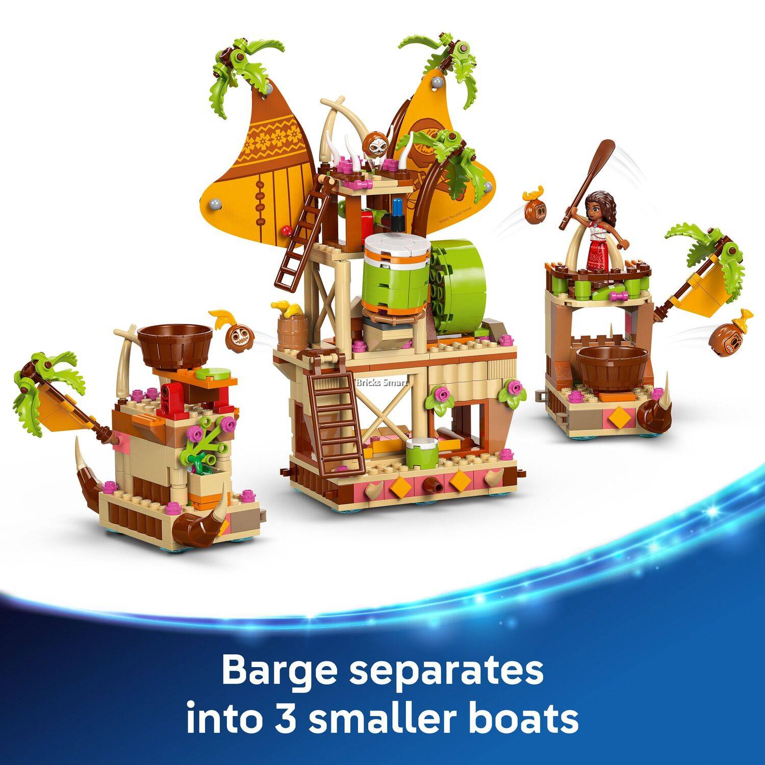 LEGO 43258 Disney Kakamora Barge Building Toy Set