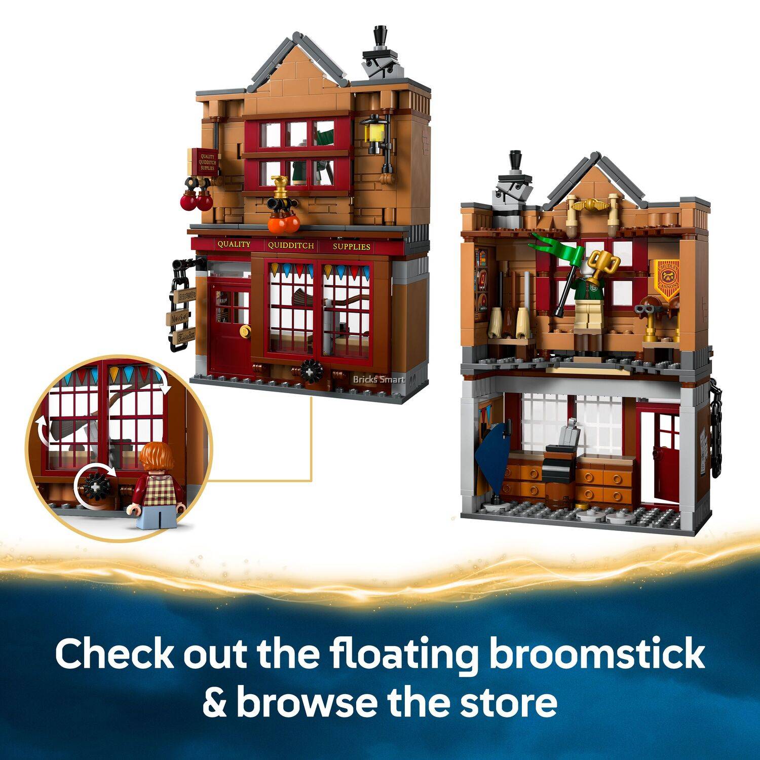 LEGO 76452 Harry Potter Quality Quidditch Supplies & Ice Cream Building ...