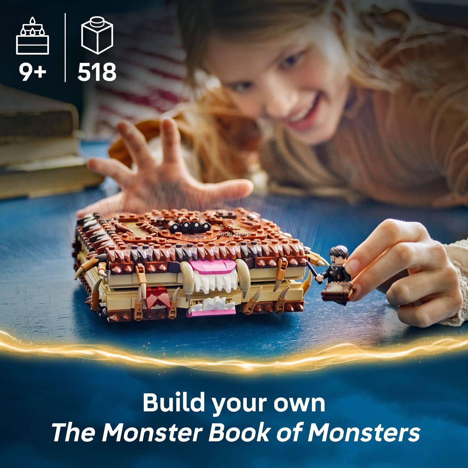 LEGO 76449 Harry Potter Chomping Monster Book of Monsters Building Toy Set