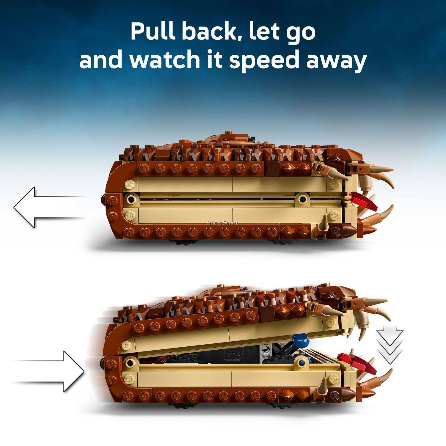 LEGO 76449 Harry Potter Chomping Monster Book of Monsters Building Toy Set