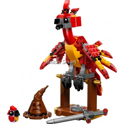 LEGO 76448 Harry Potter Fawkes: Dumbledore's Phoenix Building Toy Set