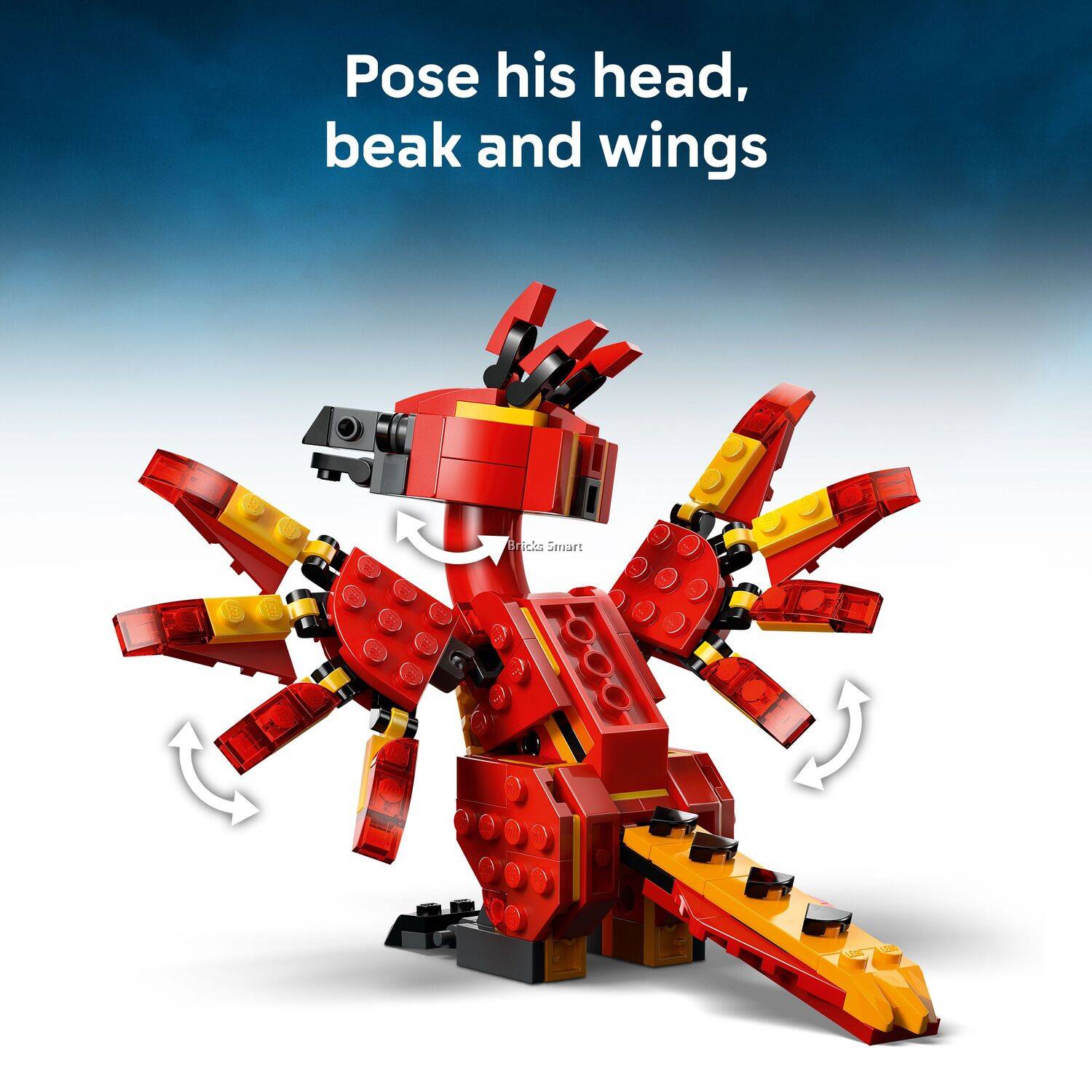 LEGO 76448 Harry Potter Fawkes: Dumbledore's Phoenix Building Toy Set