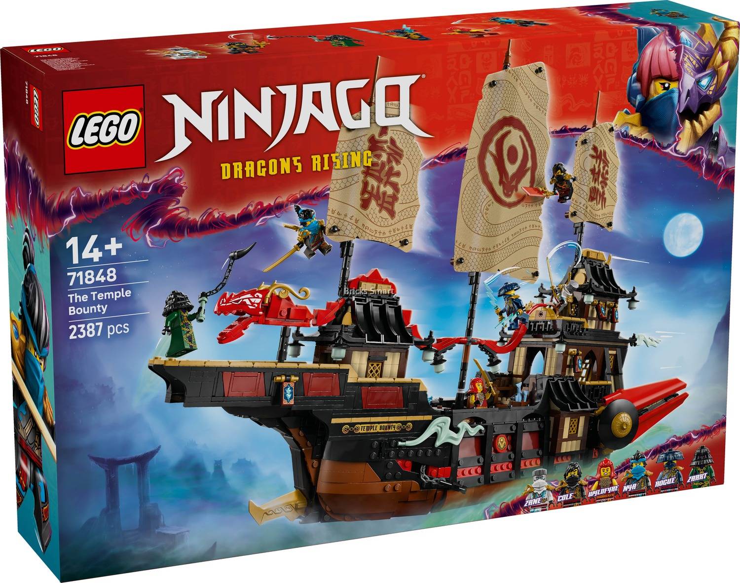 LEGO 71848 NINJAGO The Temple Bounty Building Toy Set LEGO 71848 NINJAGO The Temple Bounty Building Toy Set