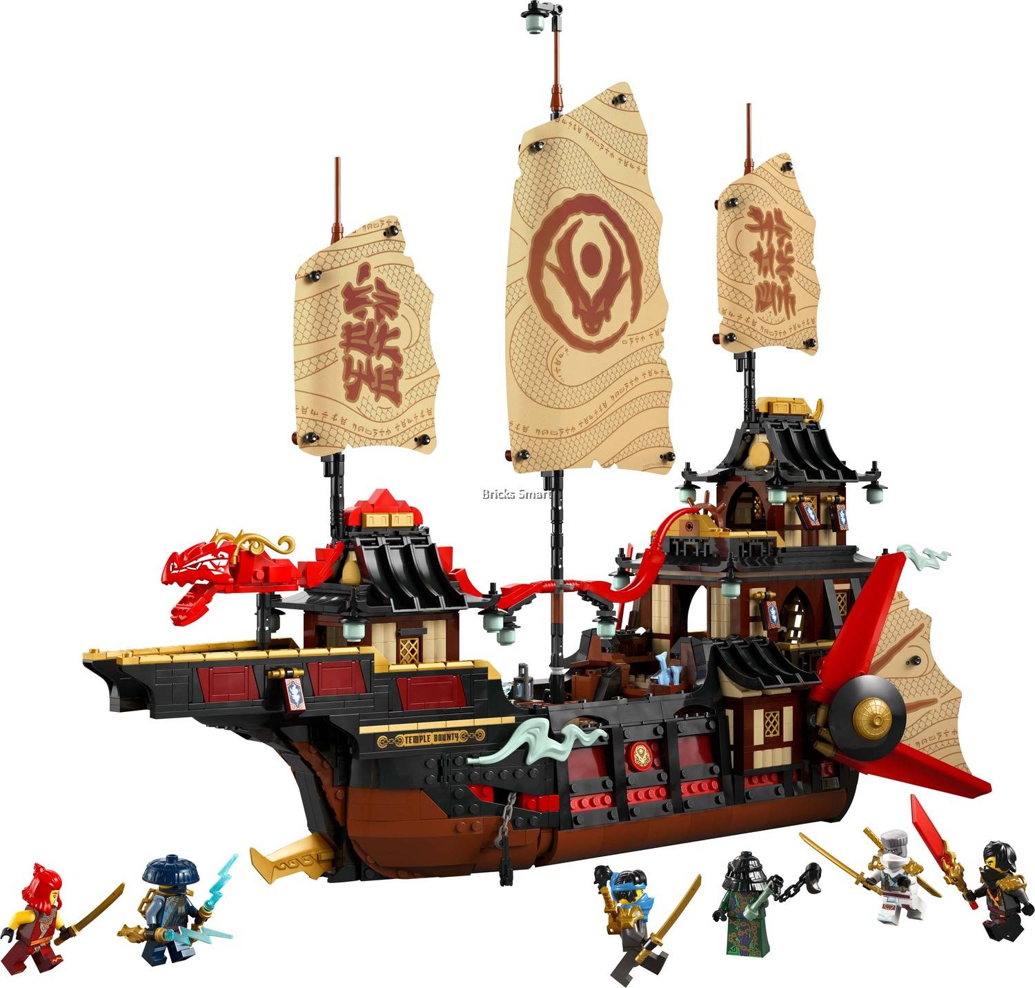 LEGO 71848 NINJAGO The Temple Bounty Building Toy Set