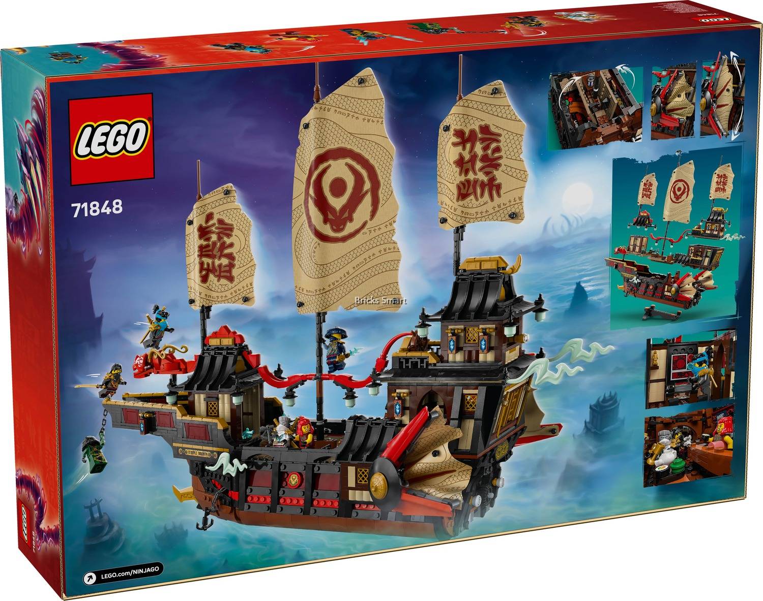 LEGO 71848 NINJAGO The Temple Bounty Building Toy Set