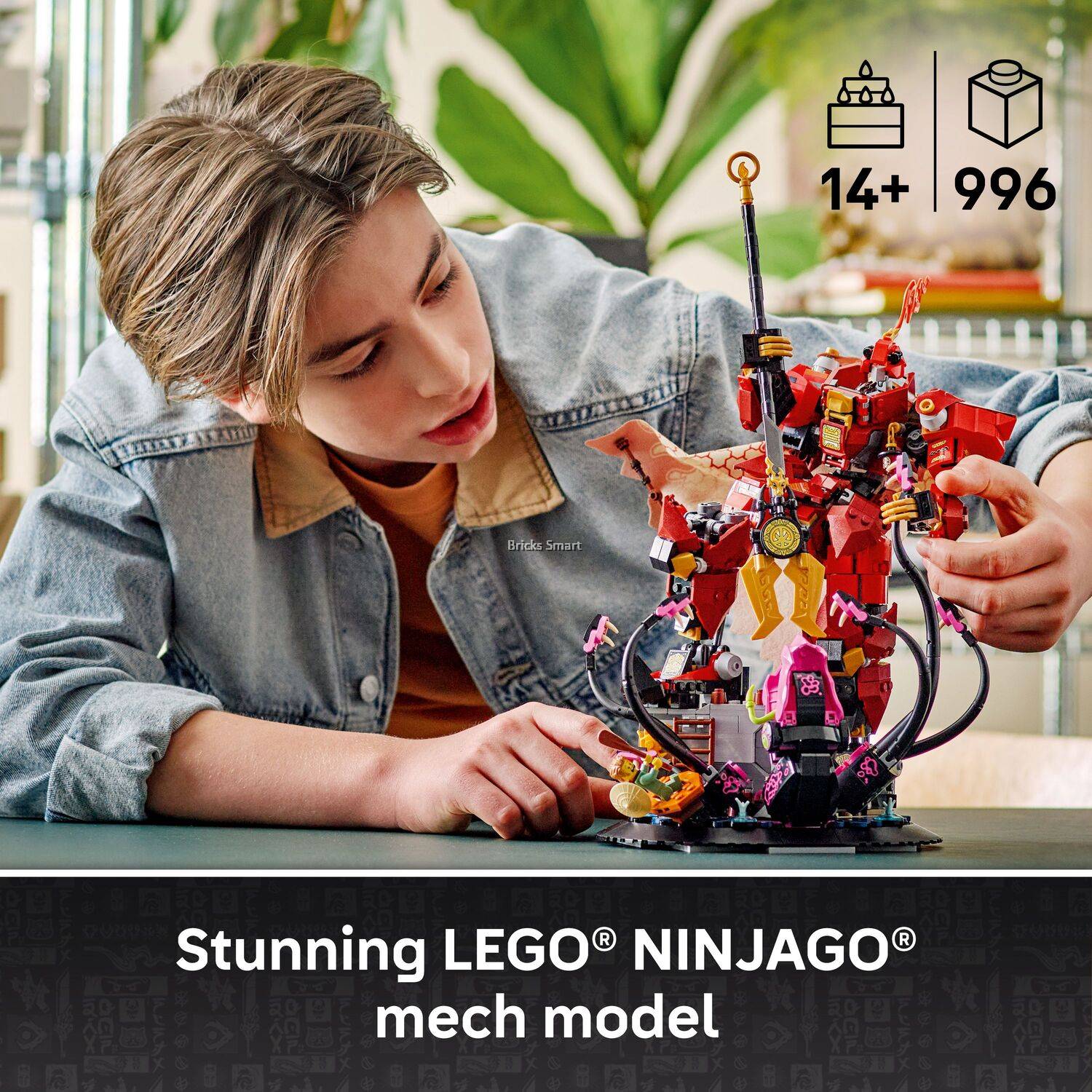 LEGO 71846 NINJAGO The Fire Knight Mech Building Toy Set