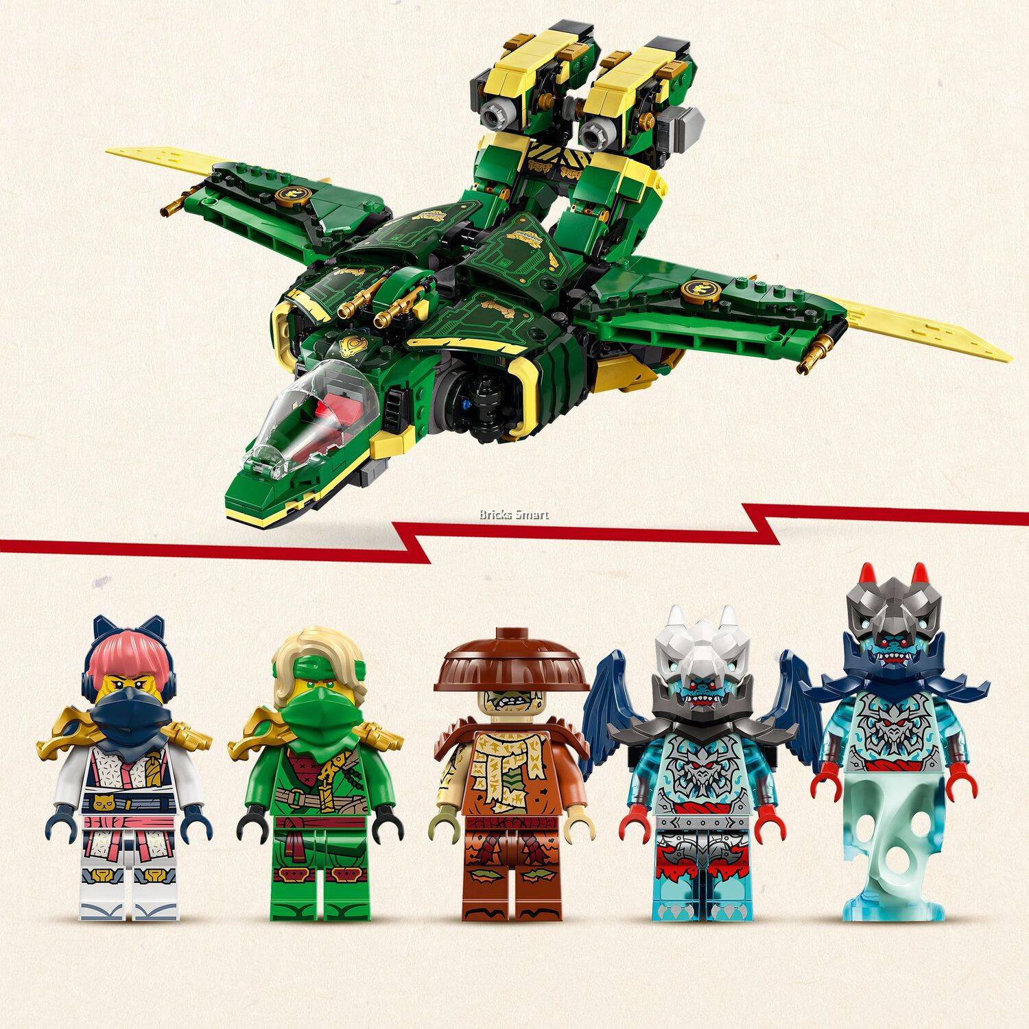 LEGO 71845 NINJAGO Lloyd’s Jet Mech Building Toy Set