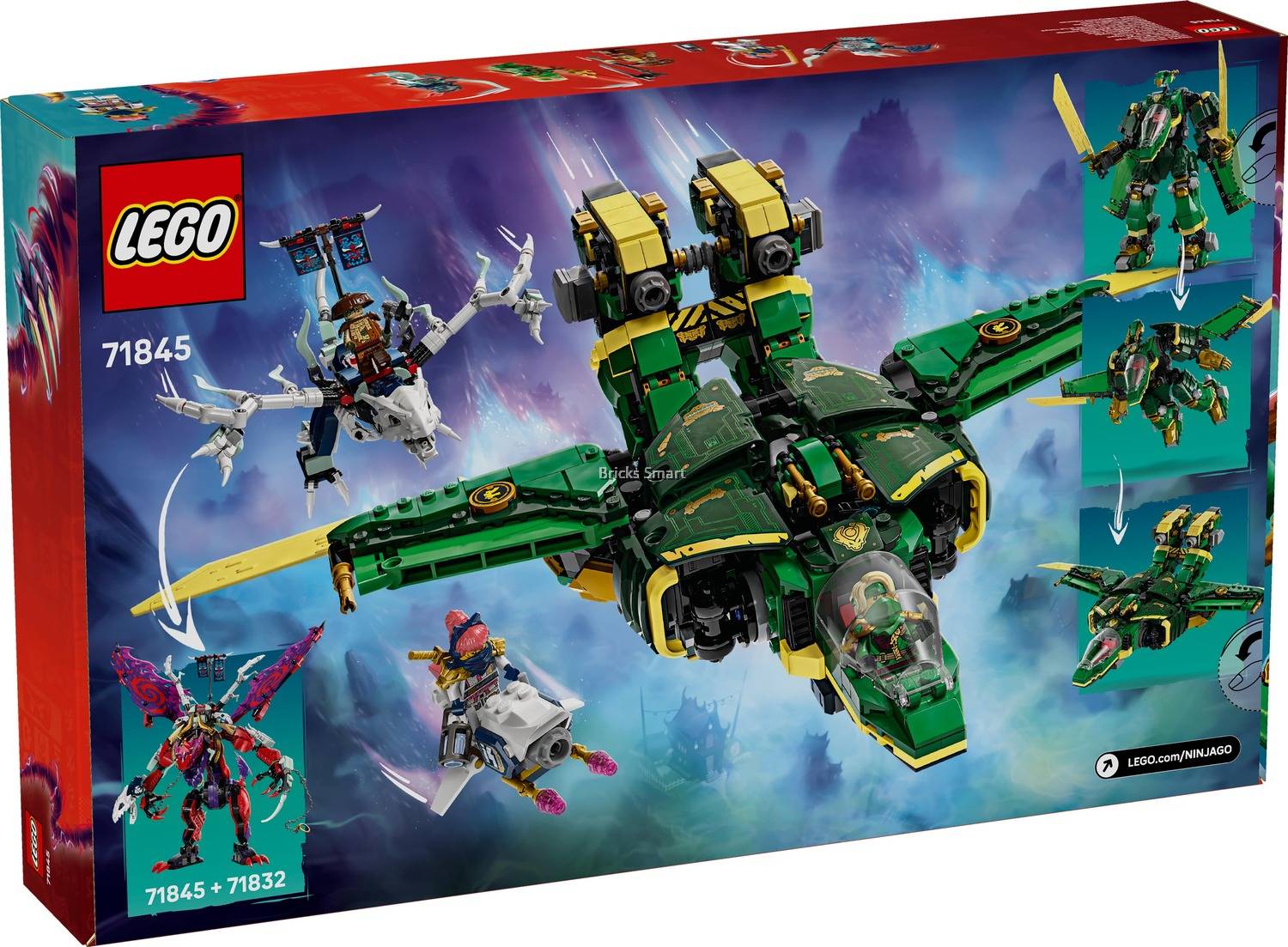LEGO 71845 NINJAGO Lloyd’s Jet Mech Building Toy Set