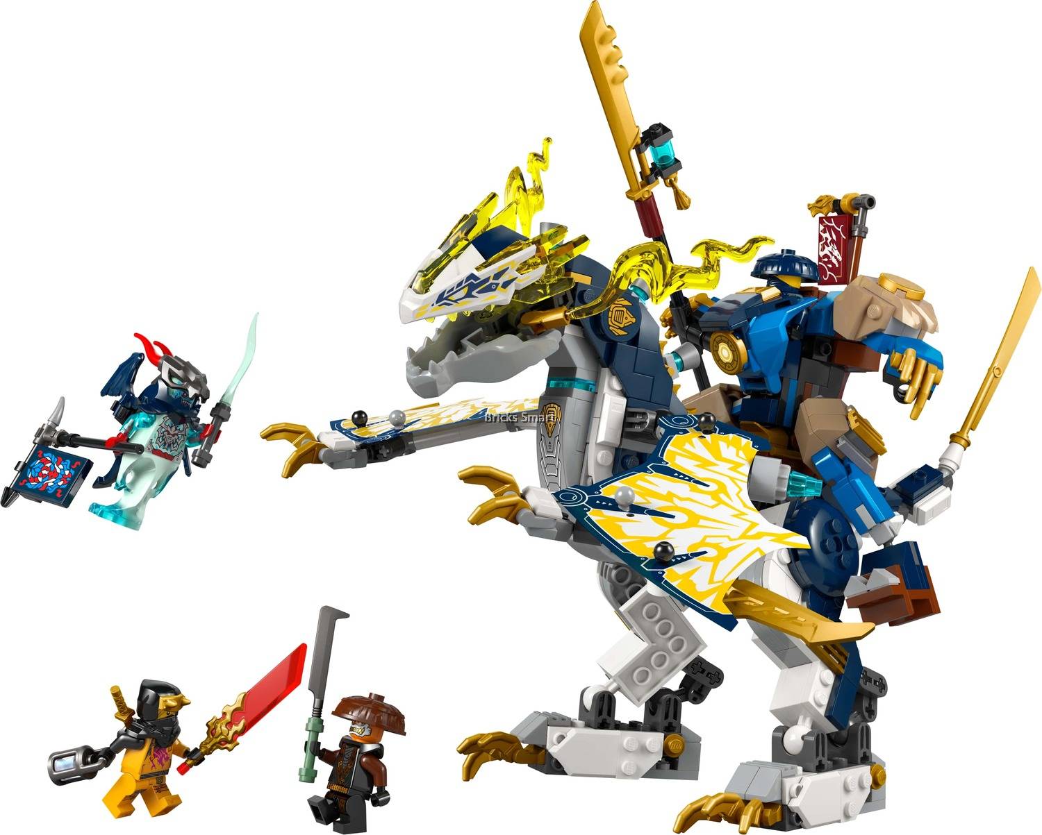 LEGO 71843 NINJAGO Rogue's Mech Dragon Rider Building Toy Set