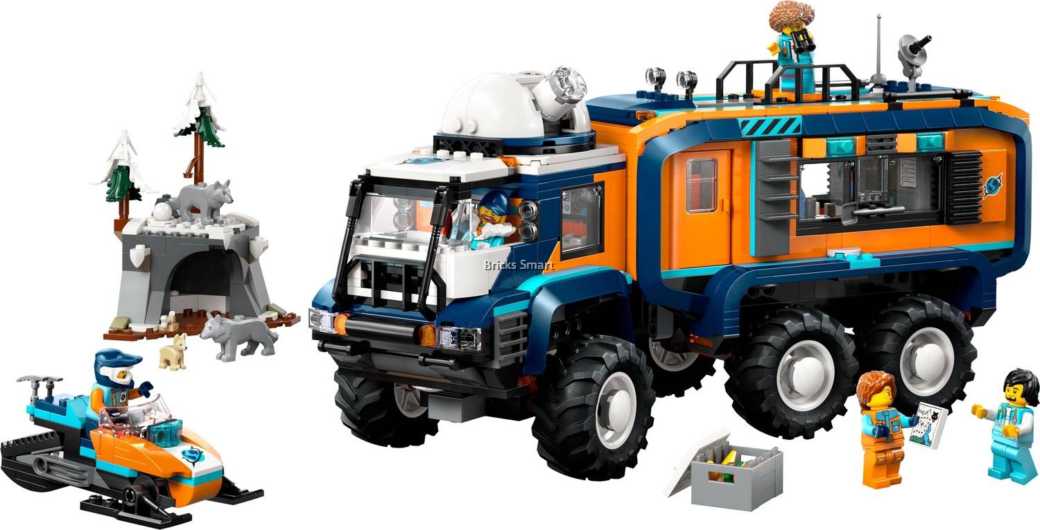 LEGO 60471 City Arctic Explorer Science Lab Truck Building Toy Set