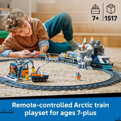 LEGO 60470 City Explorers' Arctic Polar Express Train Building Toy Set
