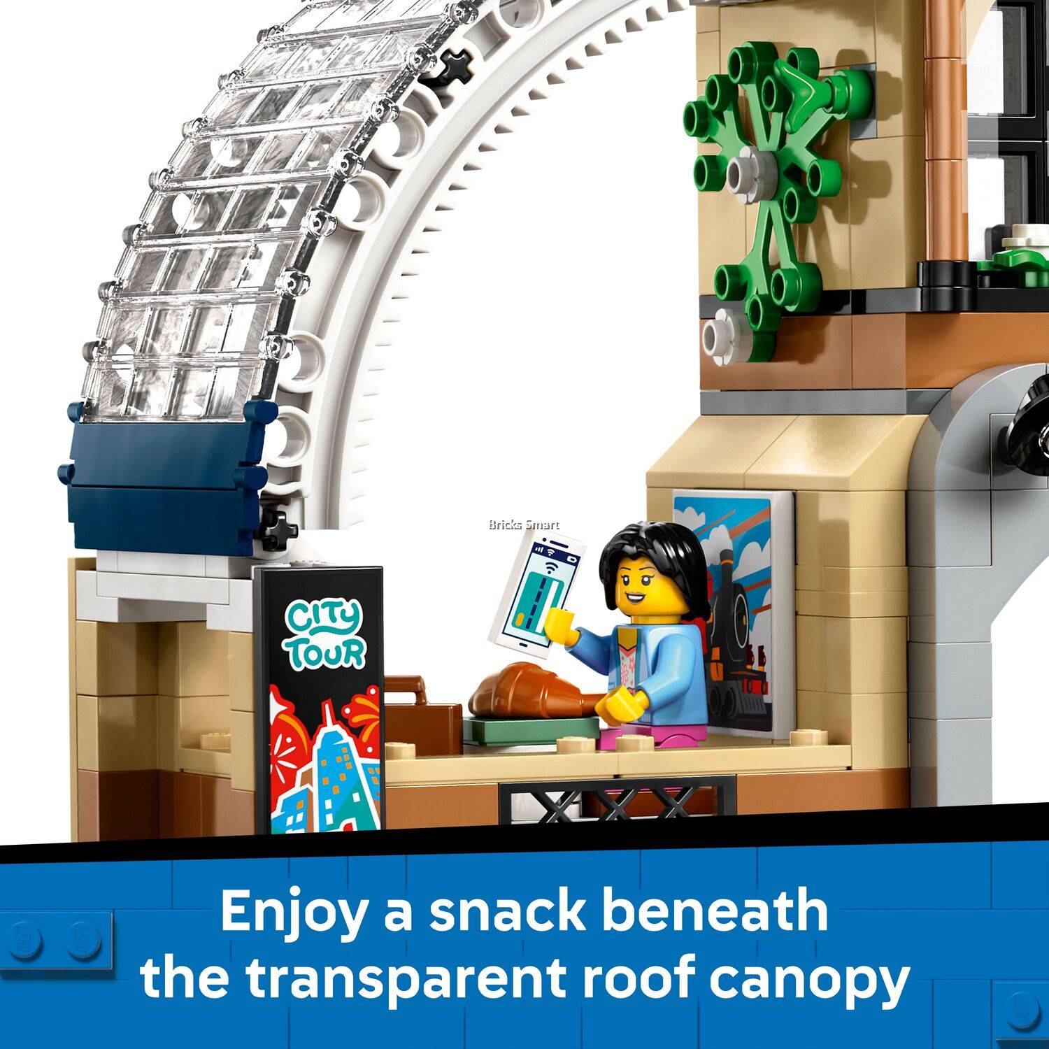 LEGO 60469 City Central Train Station Building Toy Set