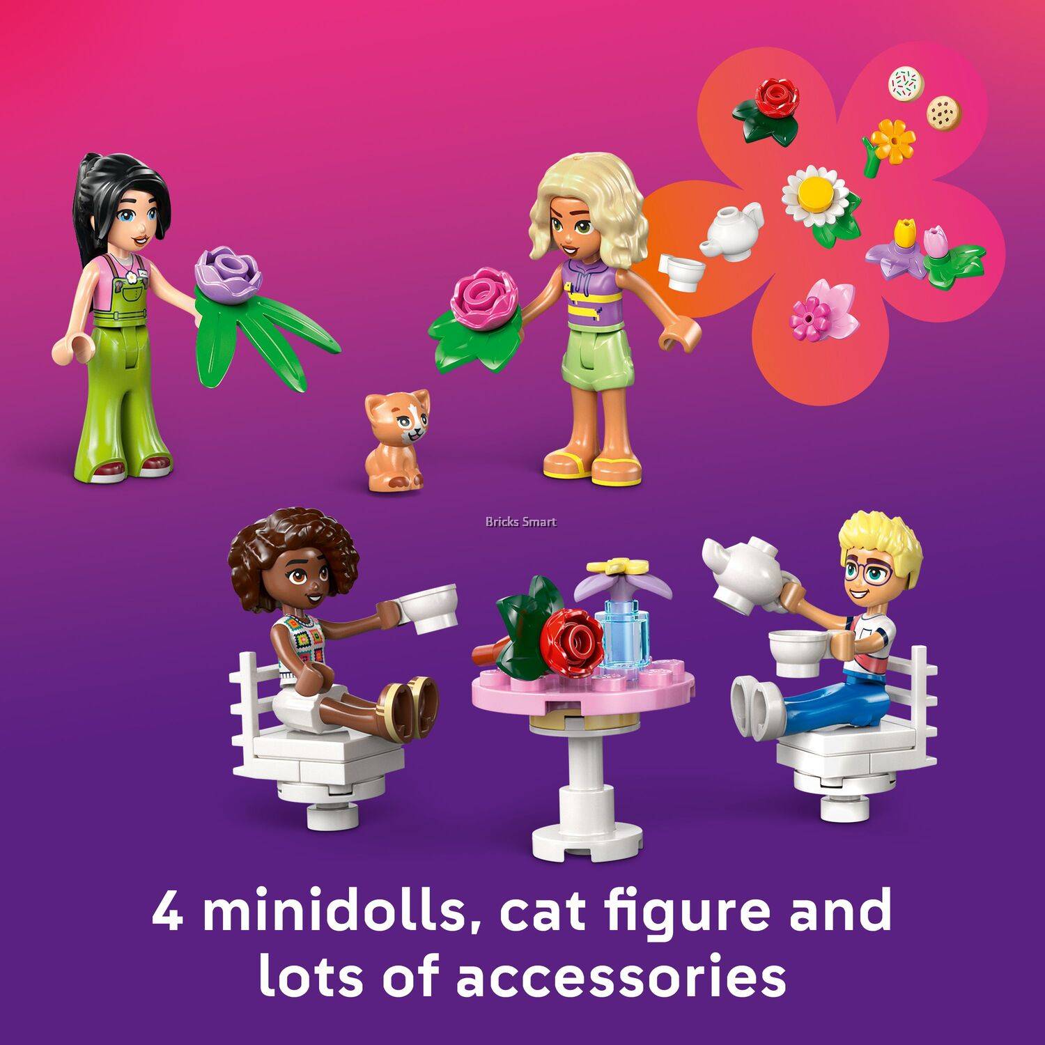 LEGO 42671 Friends Plant Café & Flower Shop Building Toy Set