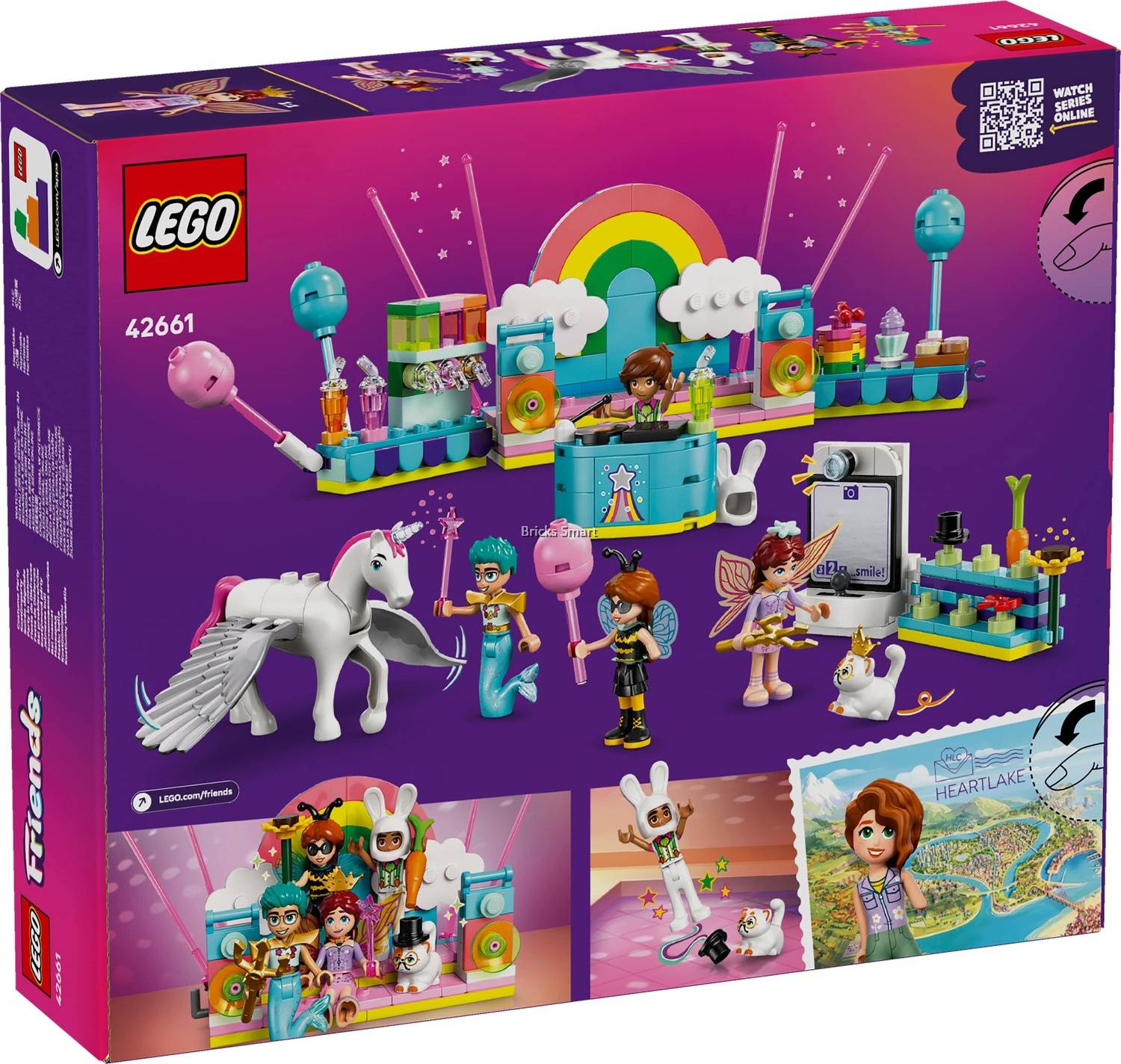 LEGO 42661 Friends Costume Party with Unicorn & Fairy Building Toy Set