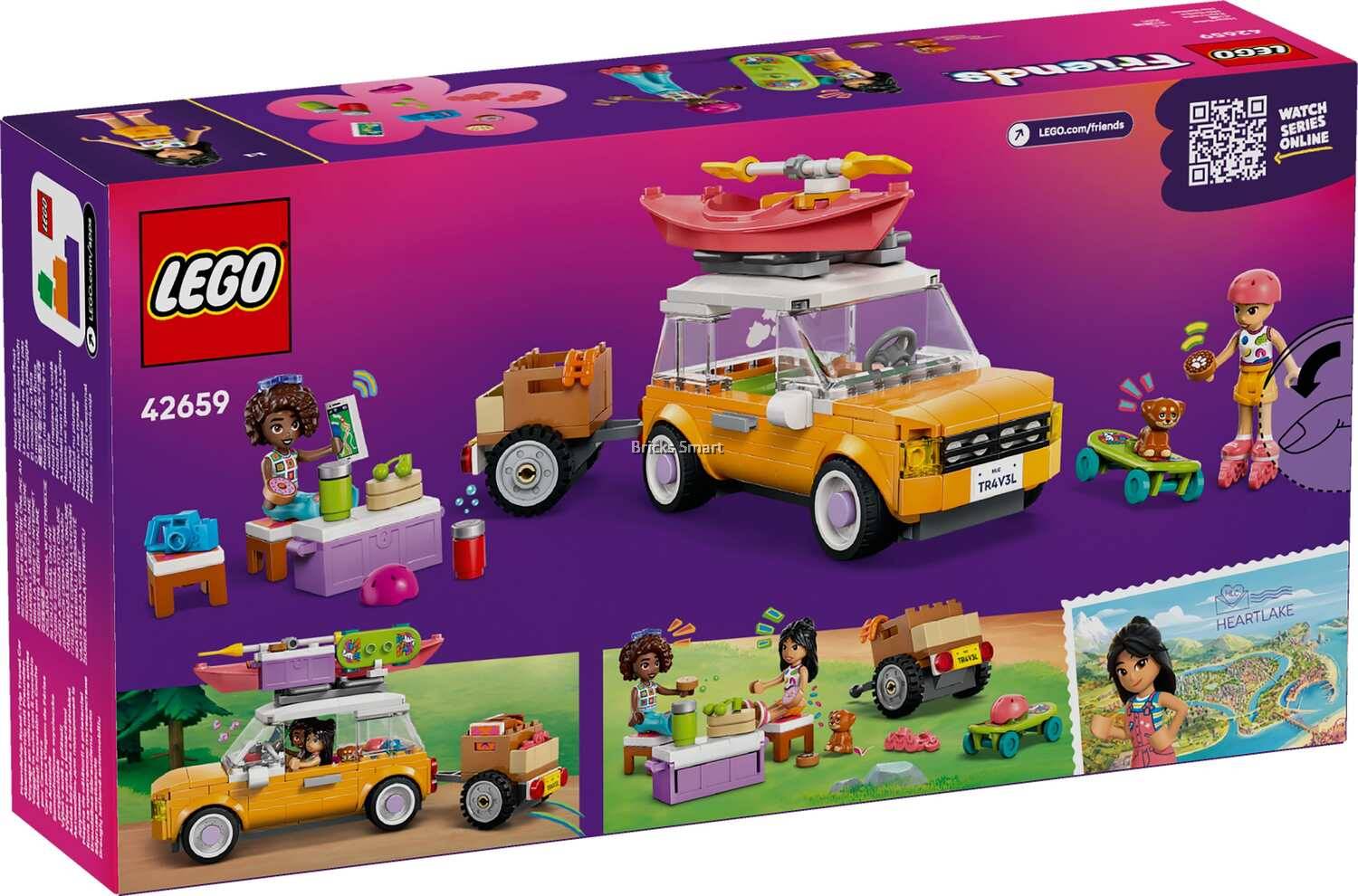 LEGO 42659 Friends Friendship Road-Trip Travel Car Building Toy Set