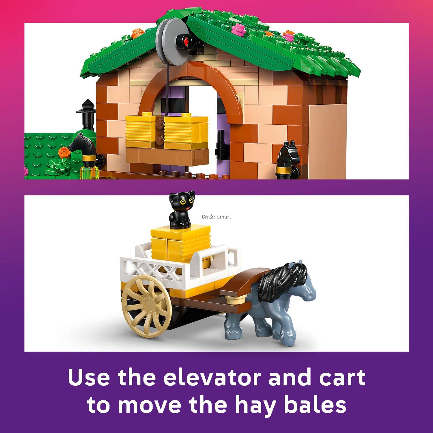 LEGO 42654 Friends Pony Ranch & Stable Building Toy Set