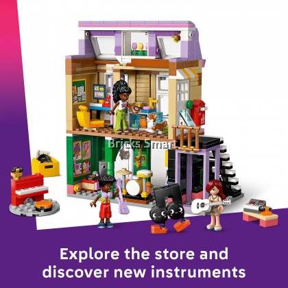 LEGO 42653 Friends Music Store & Apartment Building Toy Set