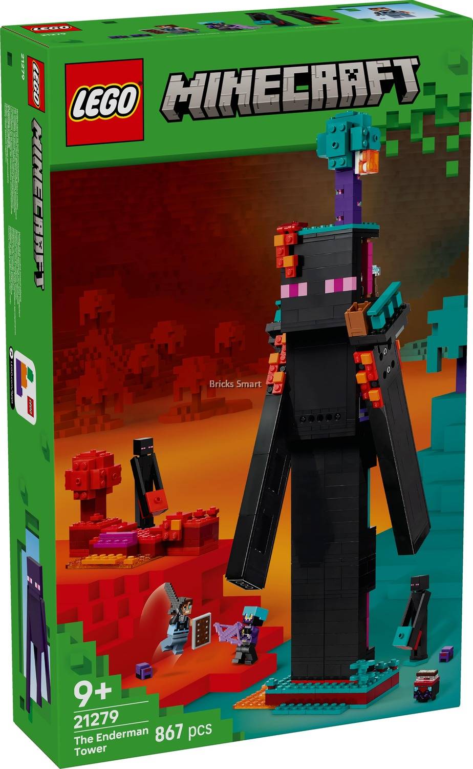 LEGO 21279 Minecraft The Enderman Tower Building Toy Set