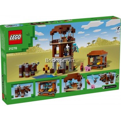 LEGO 21278 Minecraft The Pillager Outpost and Ravager Building Toy Set