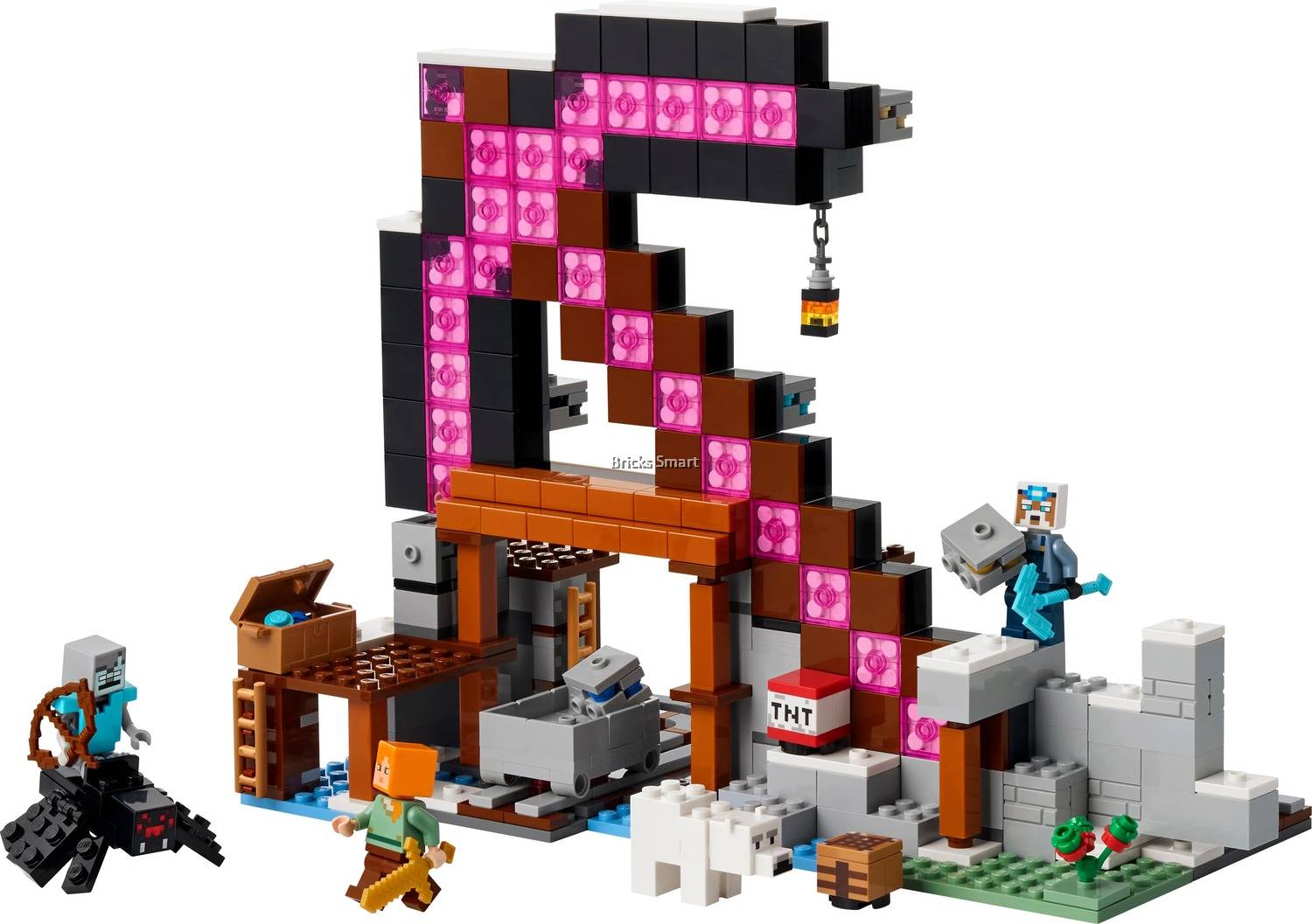 LEGO 21277 Minecraft The Pickaxe Mine Building Toy Set