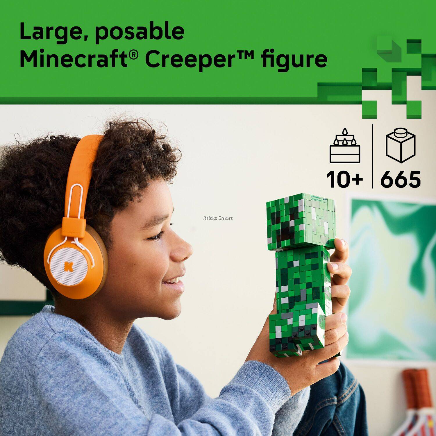 LEGO 21276 Minecraft The Creeper Building Toy Set