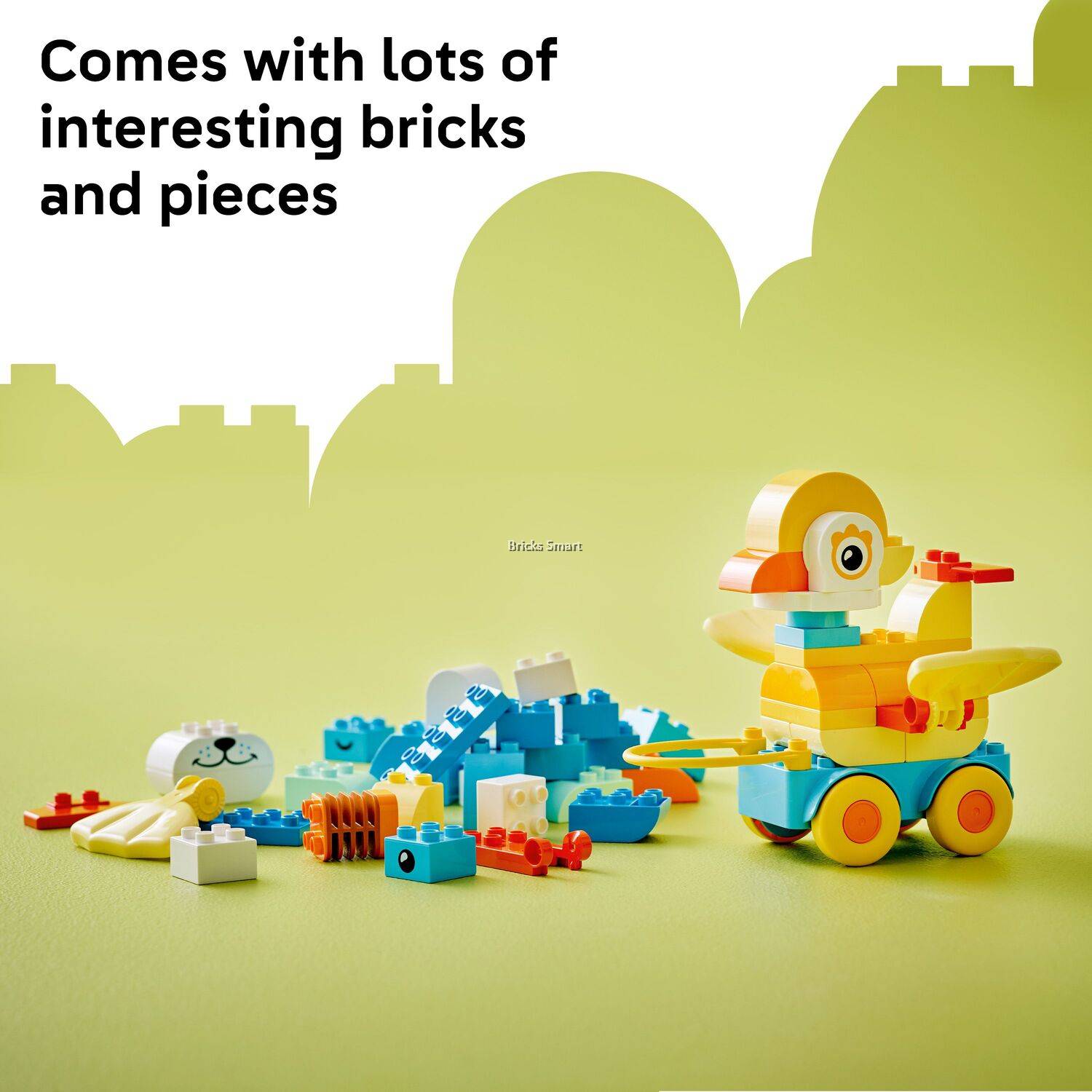 LEGO 10448 Duplo 3in1 Animals on Wheels Building Toy Set