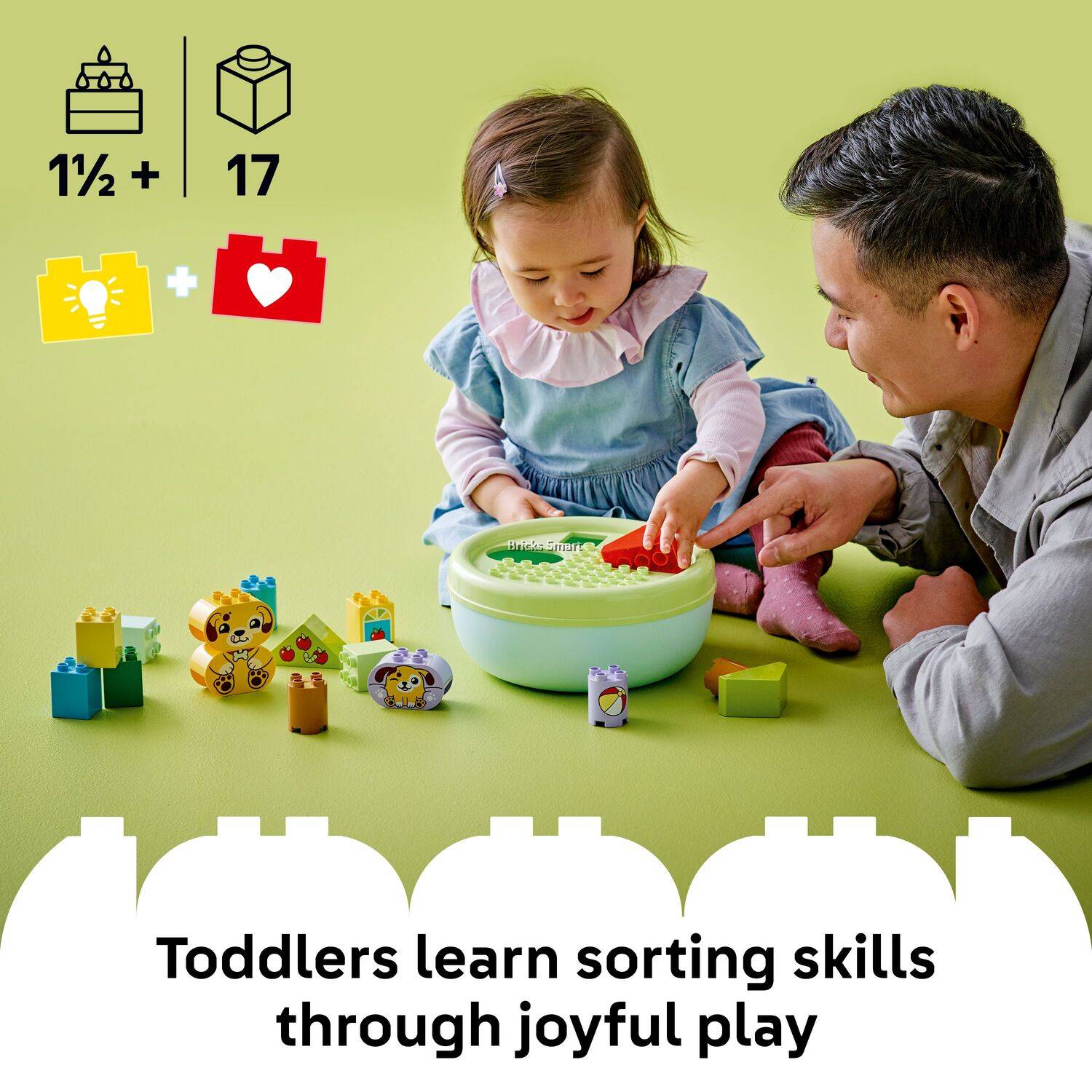 LEGO 10441 Duplo Shape Sorter: Puppy House Building Toy Set