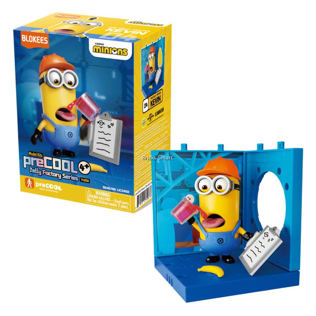 Blokees Minions preCOOL Jelly Factory Series Building Toy Figure (4 ...