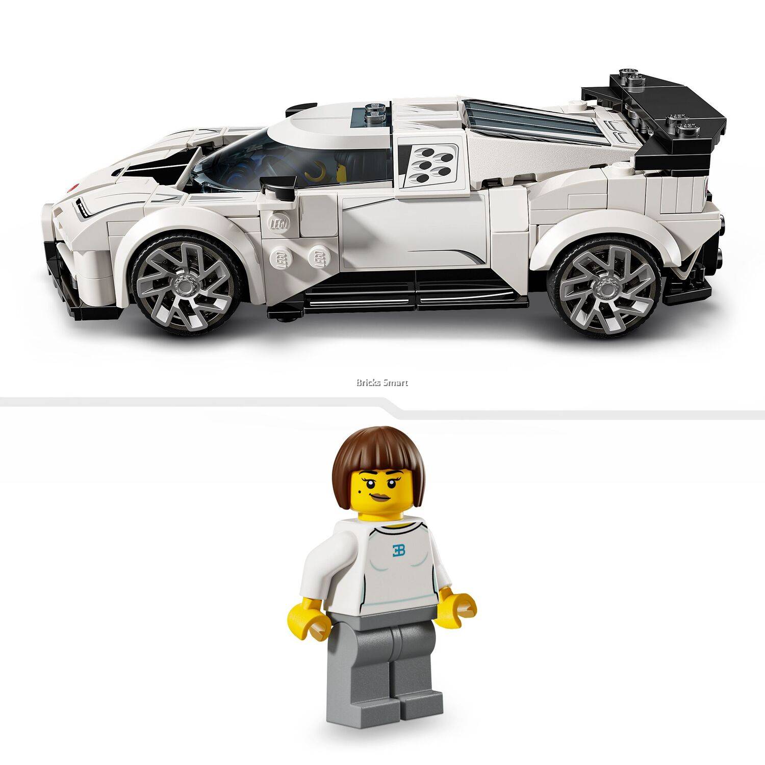 LEGO 77240 Speed Champions Bugatti Centodieci Hyper Sports Car Building ...