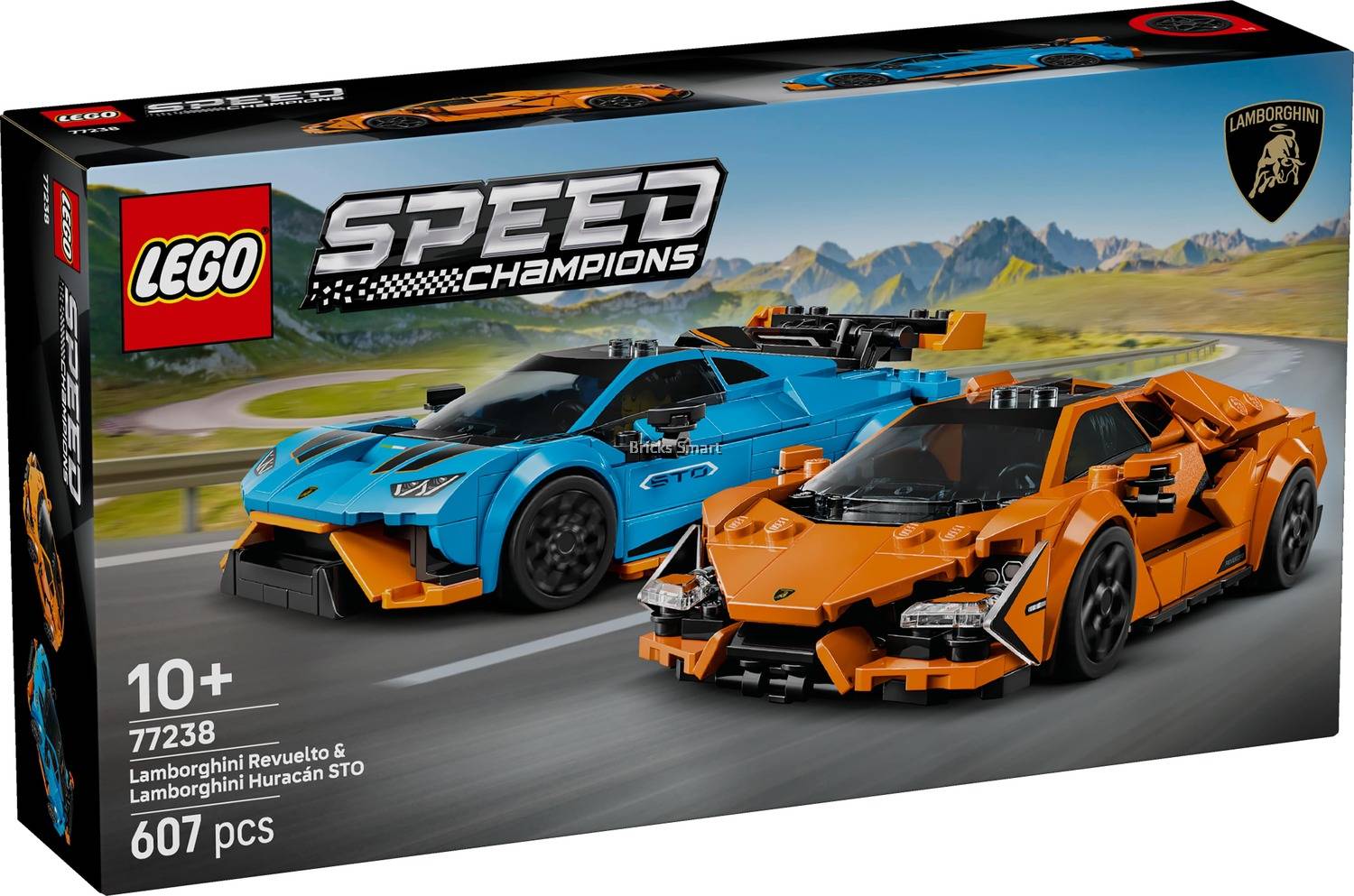 LEGO 77238 Speed Champions Lamborghini Revuelto & Huracán STO Building ...