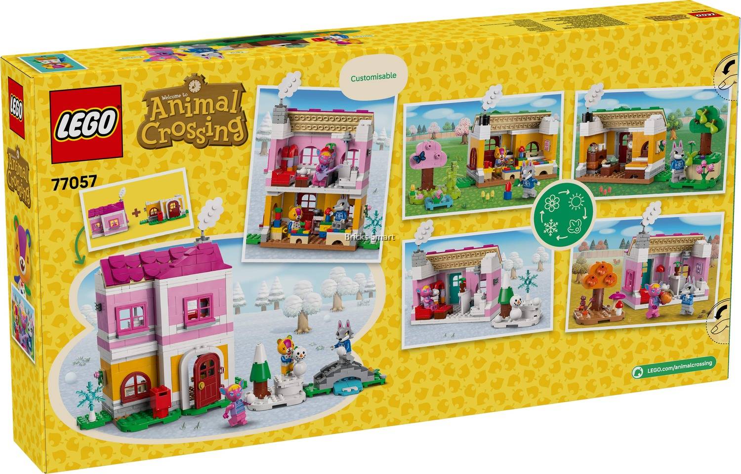 LEGO 77057 Animal Crossing Creative Houses: Seasons of Fun Building Toy Set