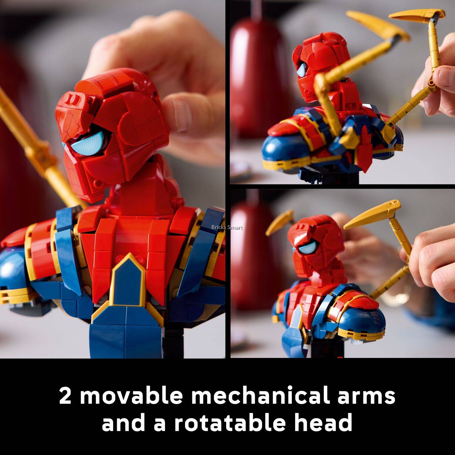 LEGO 76326 Marvel Super Heroes Iron Spider-Man Bust Building Kit