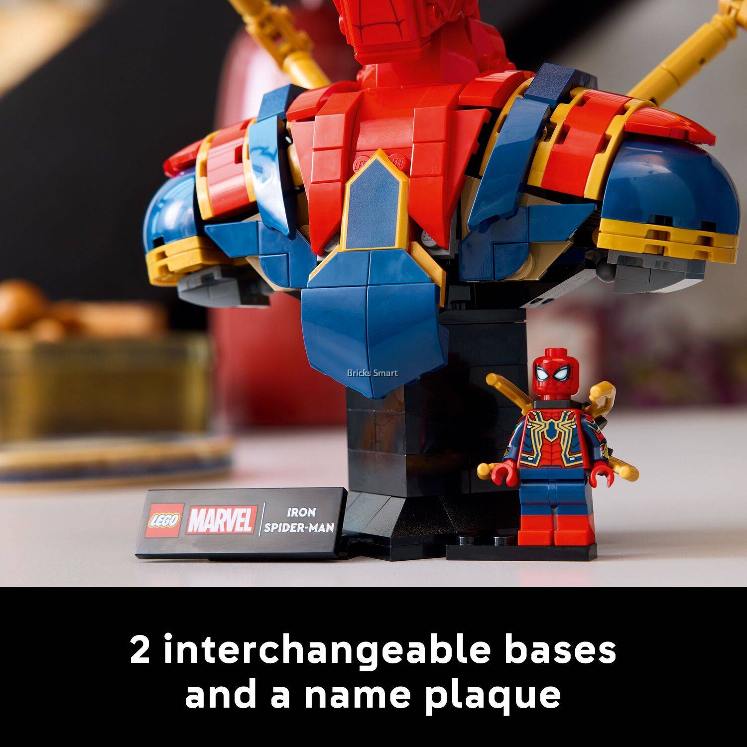 LEGO 76326 Marvel Super Heroes Iron Spider-Man Bust Building Kit