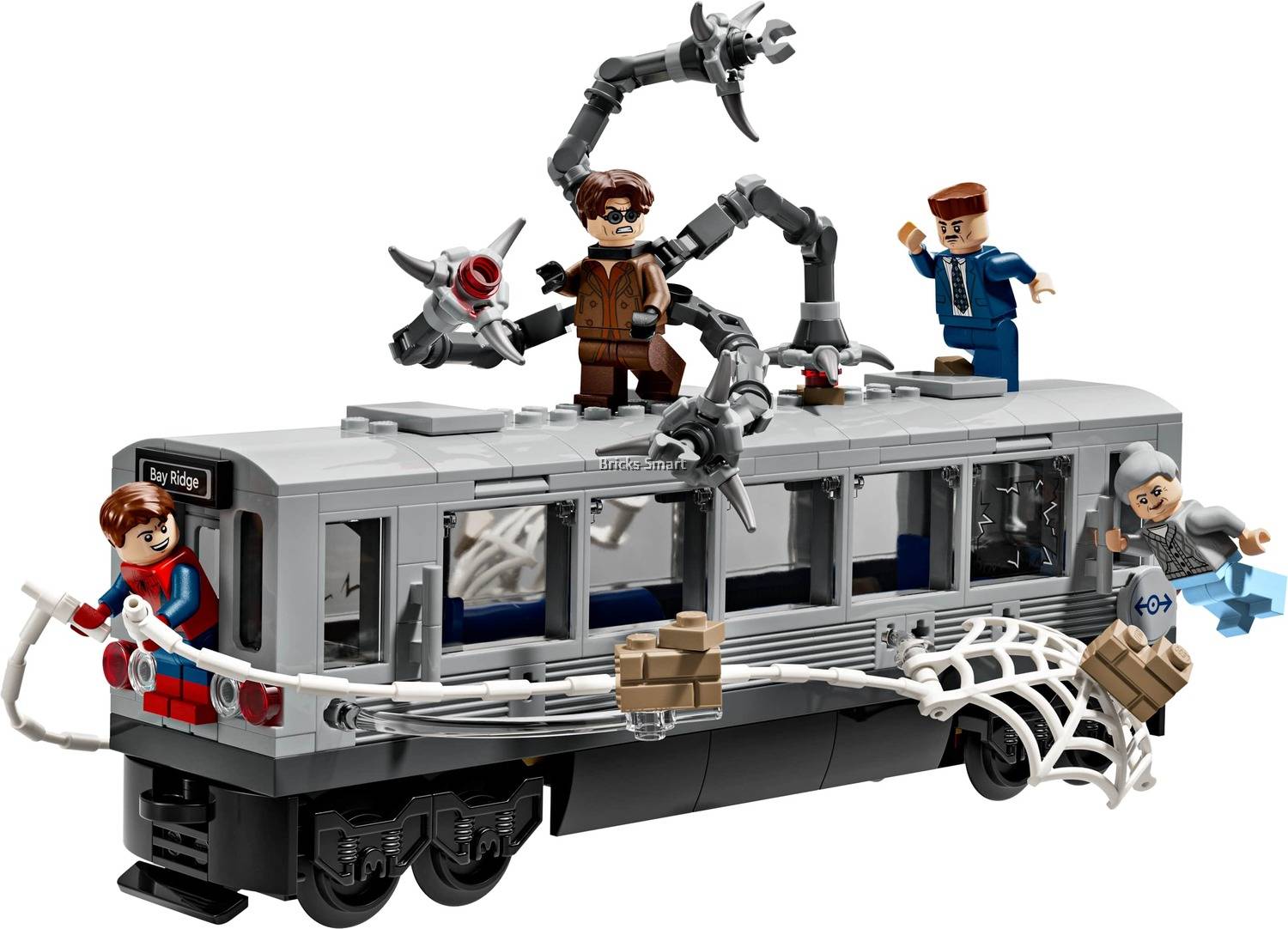 LEGO 76321 Marvel Super Heroes Spider-Man vs. Doc Ock Subway Train ...