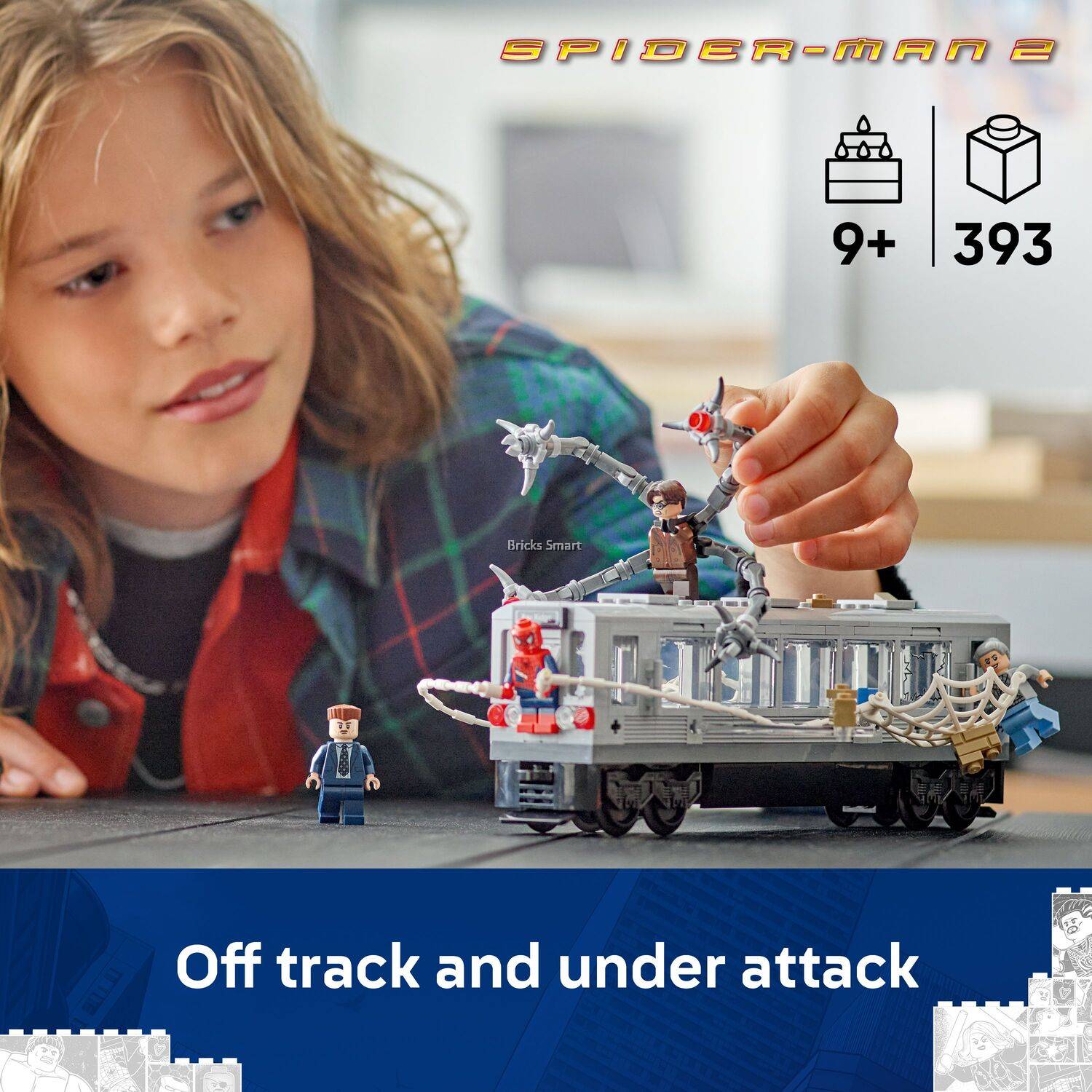 LEGO 76321 Marvel Super Heroes Spider-Man vs. Doc Ock Subway Train ...